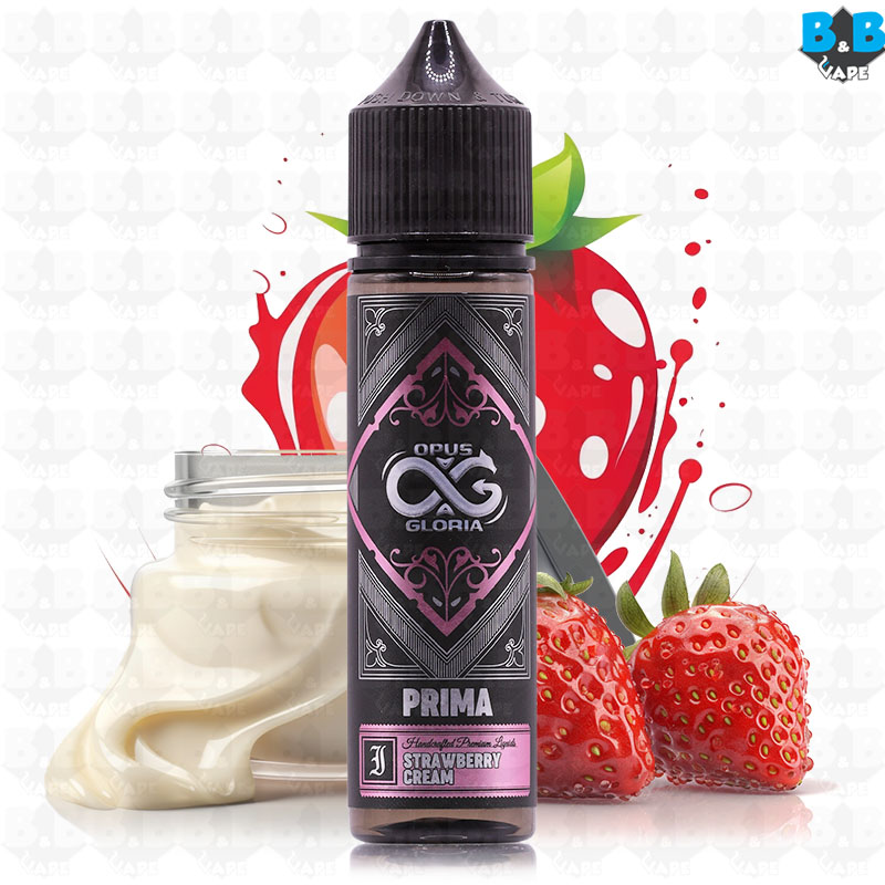 Strawberry Cream - Prima - B&B Vape - Ηλεκτρονικό Τσιγάρο - Πειραιάς